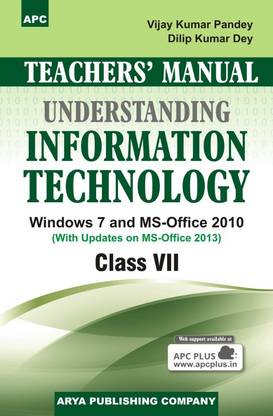 Teacher's Manual Understanding Information Technology Class VII: Buy ...
