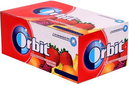 Orbit MIXED FRUIT FLAVOURED SUGAR FREE Chewing Gum Price in India - Buy ...