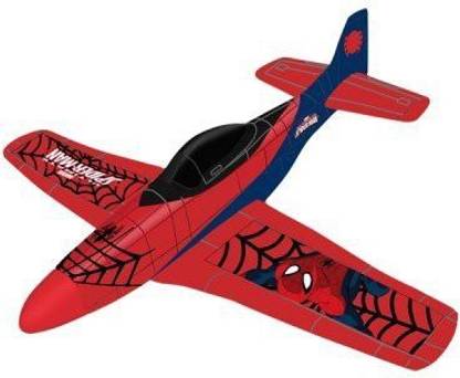 Spiderman Marvel Avengers man Flying Plane Super Looper Outdoor Toy ...