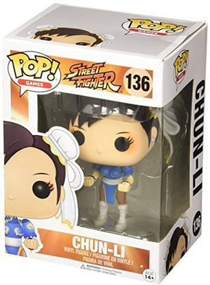 Funko Street Fighter Chun-Li Pop Games Figure - Street Fighter Chun-Li ...