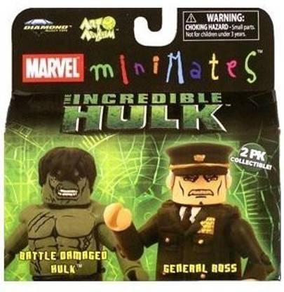 DIAMOND SELECT Marvel Minimates The Incredible Hulk Movie 2-Pack Battle ...