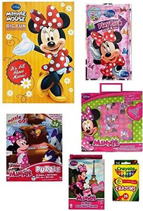 Combined Minnie Mouse Activity Gift Set Bundle of 6: Coloring Book ...