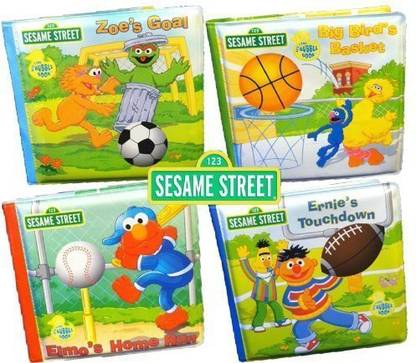 Sesame Street Sporty Elmo Bath Books， Set of 4 books. - Sporty Elmo ...