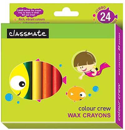 Flipkart.com | Classmate Color Crew Jumbo Wax Crayons 24 Shades