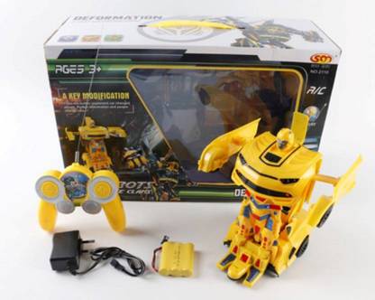 NV COLLECTION Rechargeable Transformers Remote control Bumble bee Car ...