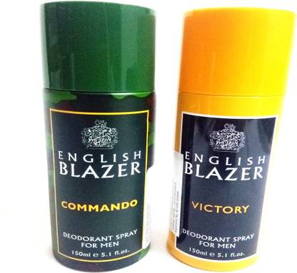 English BLAZER COMMANDO AND VICTORY Deodorant Spray - For Men - Price ...