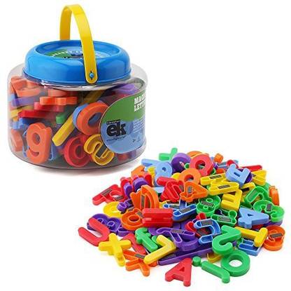 Genrc ABC Magnets - 109 Magnetic Alphabet Letters & Numbers With Take ...