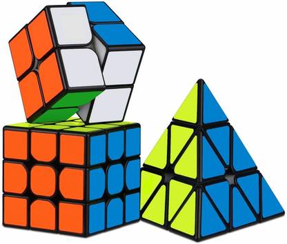 D ETERNAL cube 2x2 3x3 and Pyraminx Triangle cube high speed ...