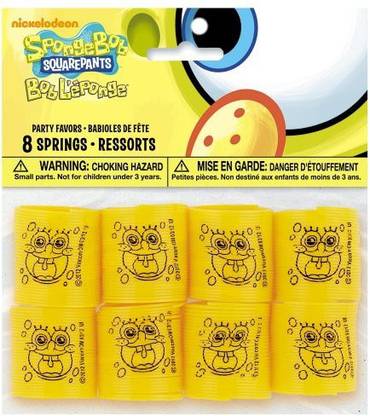 NICKELODEON Mini SpongeBob SquarePants Spring Toys, 8ct - Mini ...