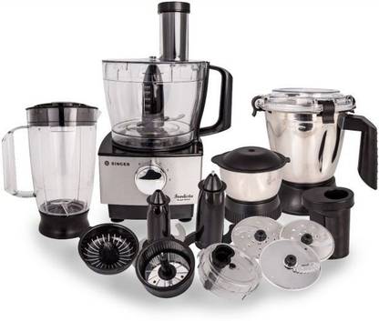 Singer FOODISTA SUPREME 1000 W Food Processor Price in India - Buy ...