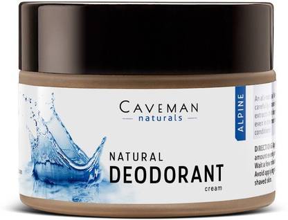 Caveman Naturals Deodorant (Alpine), Aluminum-free, Alcohol-free, 100% ...