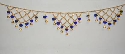 ONRR Toran Jhalar and fummar design blue coloured bandhan-baandh (pack ...