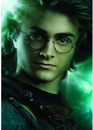 WB Official Licensed Harry Potter Face Big Poster A4 Paper Print ...