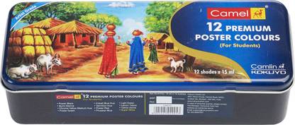 Flipkart.com | Camel Premium Poster Colours - 12 Shades - Prints ...