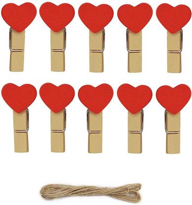 Flipkart.com | TickRight Cute Mini Red Heart Small Wooden Red Heart
