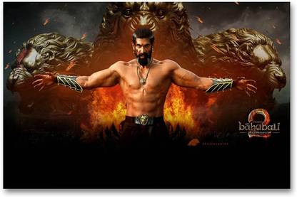Wall Poster - Bahubali 2 - The Conclusion- Bhallala Deva - Rana ...