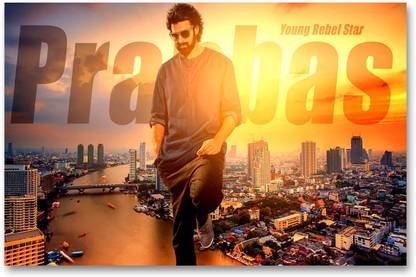 South Indian Actors Poster - Prabhas - HD Quality Wall Poster Paper ...