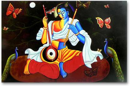 Wall Poster - Meera & Krishna - HD Quality Religious Poster - God ...