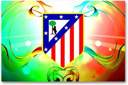 Atletico Madrid Football Club Wall Poster - Logo - HD Quality Football ...