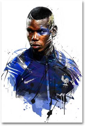 France National Football Team Wall Poster - Paul Pogba - Fan Art - HD ...