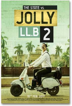Bollywood Movie Wall Poster - Jolly LLB 2 - HD Quality Poster. Paper ...