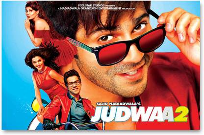 Bollywood Movie Wall Poster - Judwaa 2 - HD Quality Poster. Paper Print ...