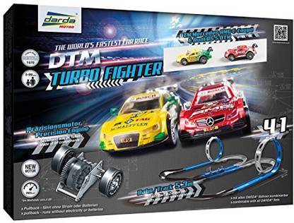 KSM Toys Darda Turbo Fighter Race Track Set With Mercedes And Audi Toy ...