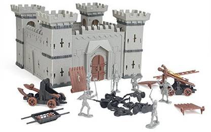 Genrc Aspire Diy Knight Castle Building Military Plastic Fort Model Kit ...