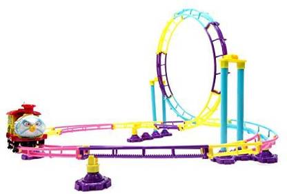 Genrc Park Roller Coaster Toy Building Set (75 Pcs) - Park Roller ...