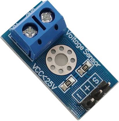 PrimeRobotics Voltage Sensor Module 0-25V DC Educational Electronic ...