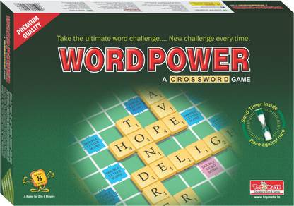 Toymate Word Power Premium Word Games Board Game - Word Power Premium ...