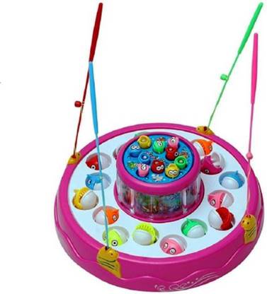 SHIVA1341 GoGo! Fishing With Playing Music Function Toy for Kids ...