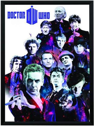 Doctor Who All Doctors Poster A4 Frame Paper Print - Movies posters in ...