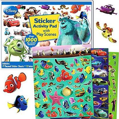 Disney Pixar Ultimate Sticker Activity Pad ~ Over 1000 Pixar Stickers ...