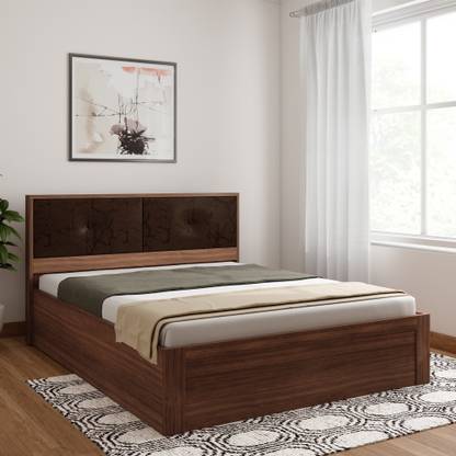SPACEWOOD Engineered Wood Queen Box Bed Price in India - Buy SPACEWOOD ...