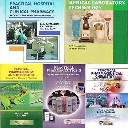 Second Year Diploma In Pharmacy Practical Books (Set Of 5 Books): Buy ...