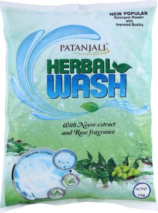PATANJALI Herbal Wash Detergent Powder 2 kg Price in India - Buy ...
