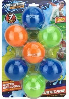 Adventure Force 7 Pack Hurricane Reusable Water Balls - 7 Pack ...
