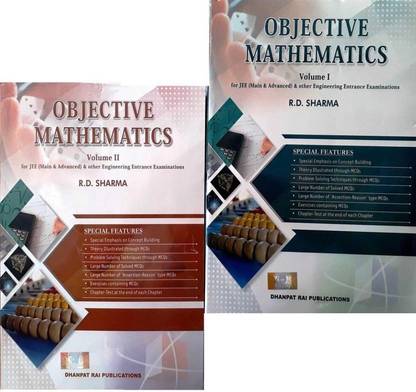 Objective Mathematics-R. D. SHARMA(2 Vol.Set): Buy Objective ...