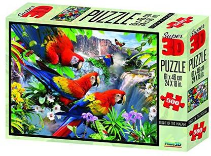Kidicraft Howard Robinson Flight Of The Macaw Super 3D Puzzle (500 ...