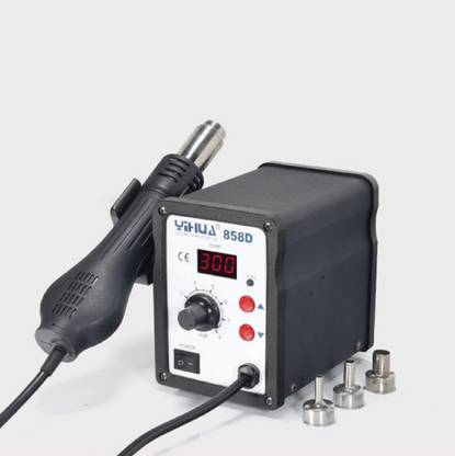 YIHUA 858D Hot Air Rework Station With Nozzles Digital SMD Rework ...