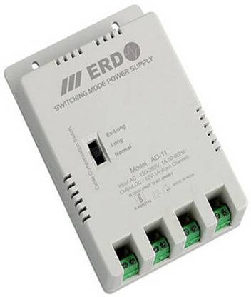 ERD AD11 CCTV Camera 4 Channel Power Supply SMPS support All HD Cameras ...