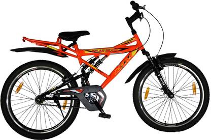 ATLAS Beast IBC Triple Shox Bike For Adults Orange 26 T Mountain Cycle ...