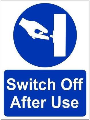 Paper Plane Design Switch Off After Use Emergency Sign Price in India ...