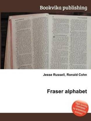 Fraser Alphabet: Buy Fraser Alphabet by unknown at Low Price in India ...