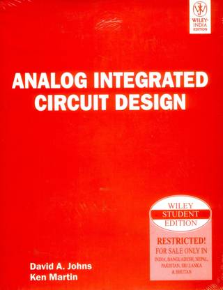 Analog Integrated Circuit Design: Buy Analog Integrated Circuit Design ...