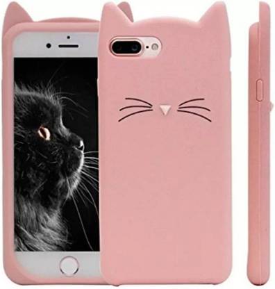KSF Back Cover for Girls 3D Cartoon Cute Cat Silicone Mobile Back Cover ...