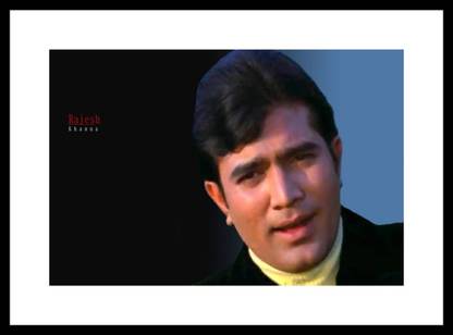 Aabhaas Rajesh Khanna Wall Poster Fine Art Print - Personalities ...