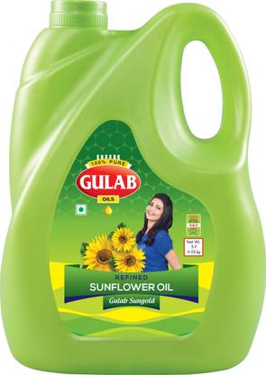 gulab oils Refined Sunflower Oil Jar Price in India - Buy gulab oils ...
