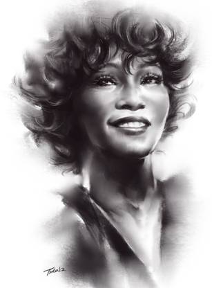 Wall Poster Whitney Houston Paper Print - Music posters in India - Buy ...